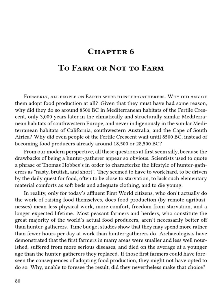 KHAS103 Tofarmornottofarm | PDF | Cereals | Hunter Gatherer
