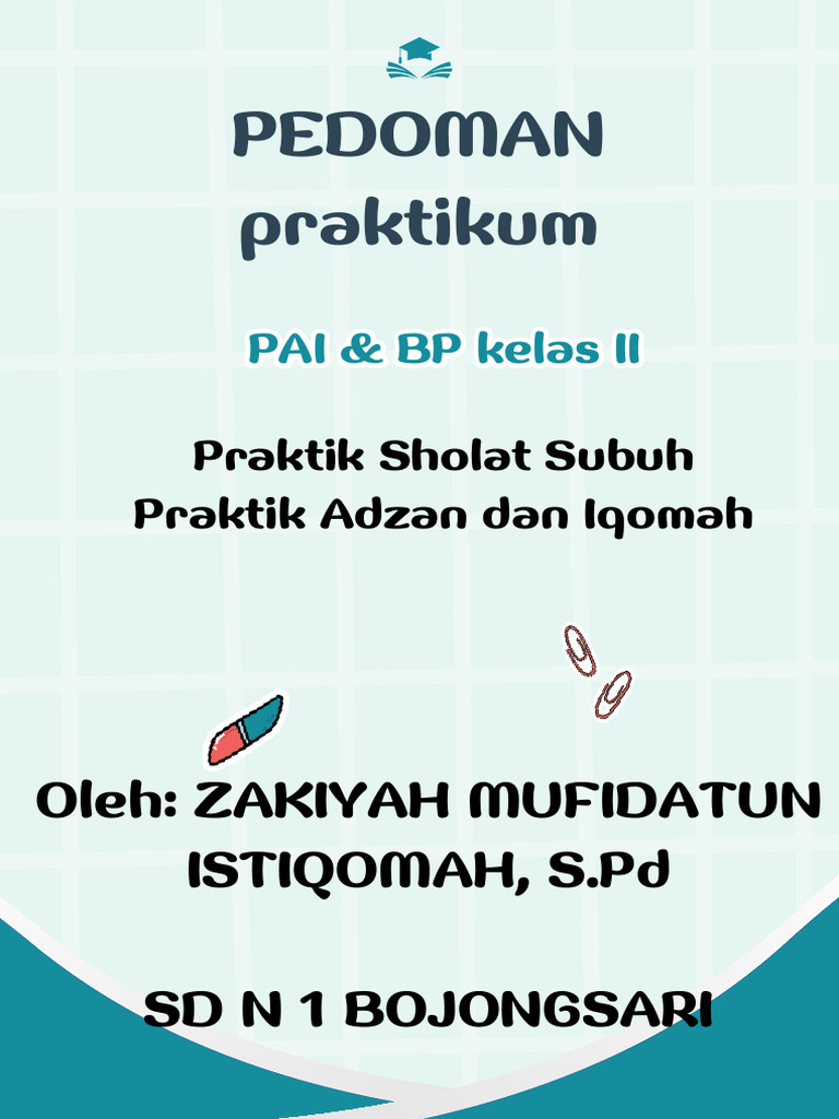 Pedoman Praktikum PAI Kls 2 | PDF