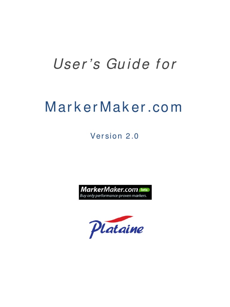 User's Guide For | PDF | File Format | Web Application