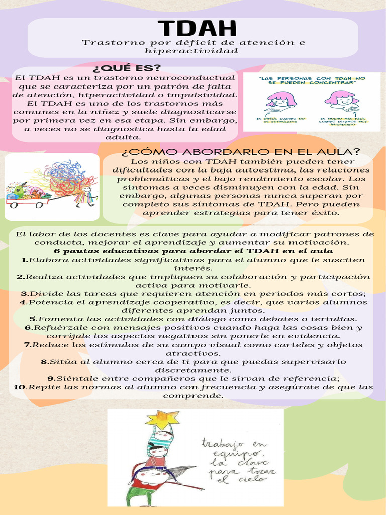 Estrategias para TDAH en el Aula | PDF