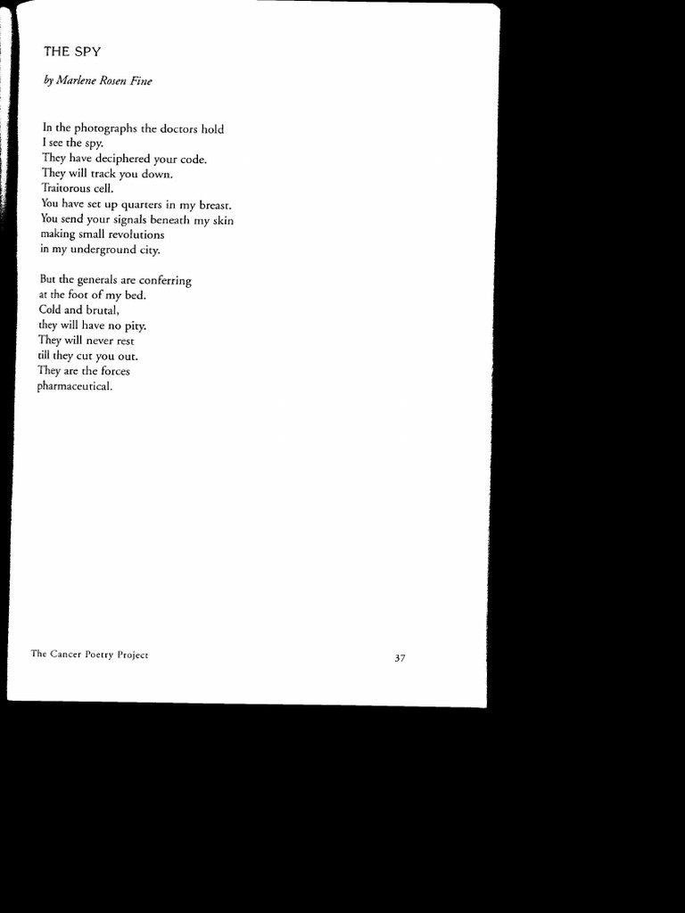 The Cancer Poetry Project 1 | PDF