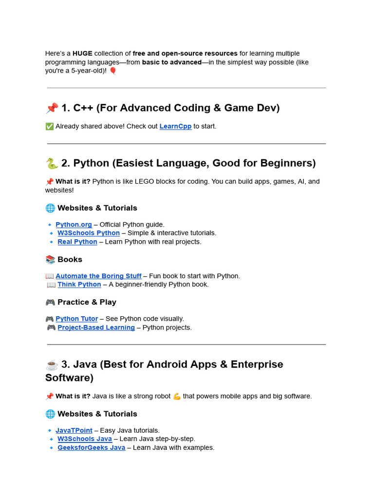 Here’s a HUGE Collection of Free and Open-source Resources for Learning ...