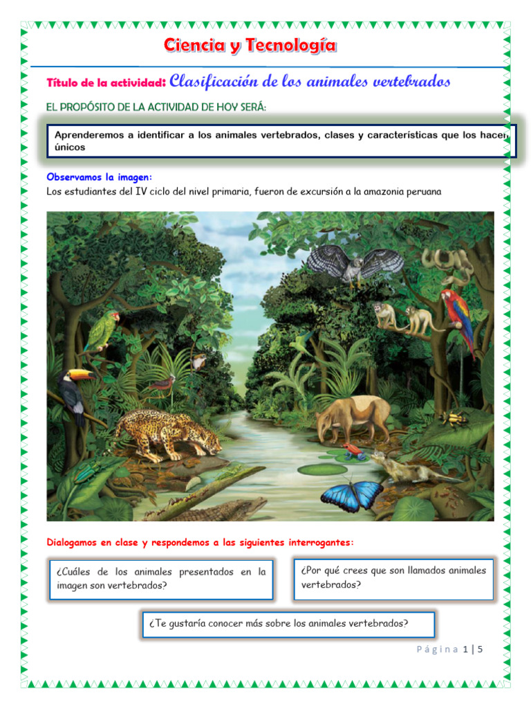 Actividad 5 Semana 4 | PDF | Mamíferos | Pescado