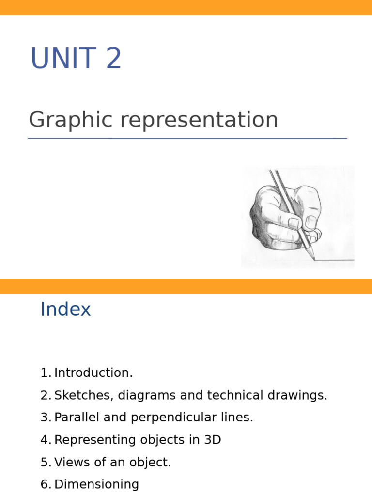 Unit 2. Graphic Representation. 23-24 | PDF | Technical Drawing | Drawing