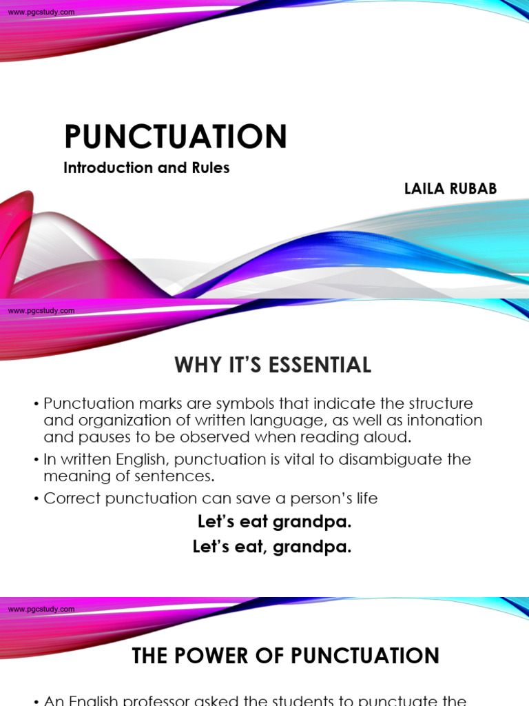 Puncutation Rules_watermark | PDF | Punctuation | Ellipsis