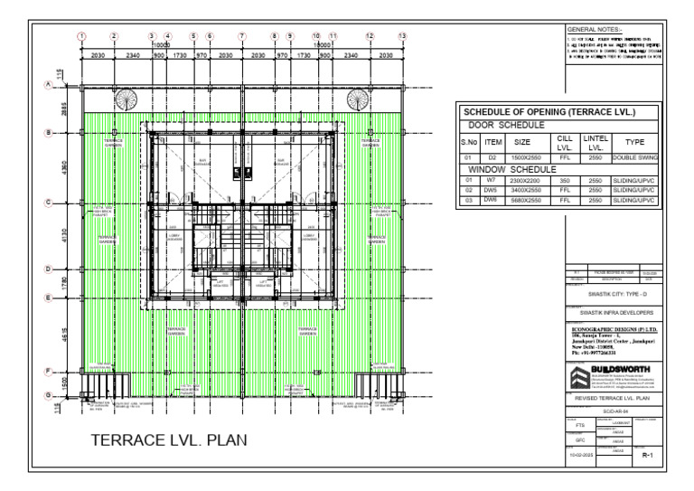 Revised Terrace Level Plan | PDF | Architectural Design | Architecture