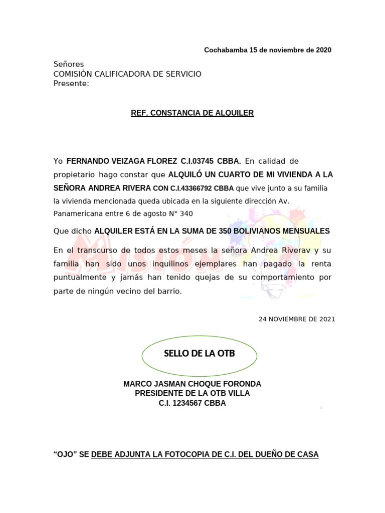 Certificados Modelo BECA COMEDOR | PDF