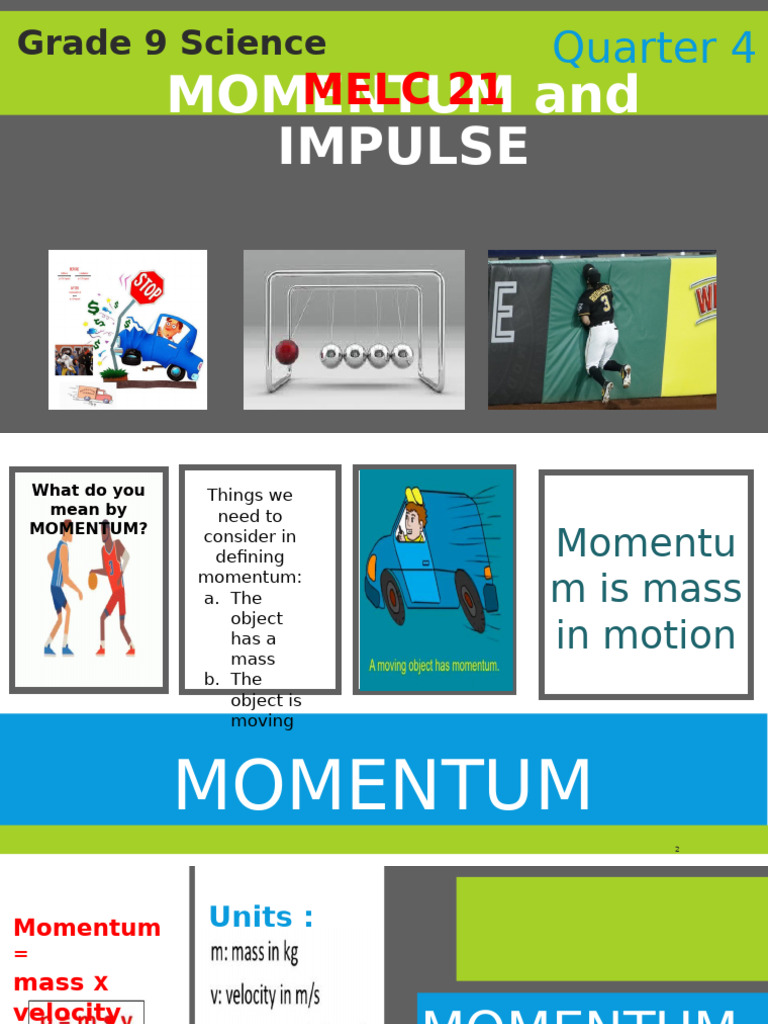 Melc 21 Impulse and Momentum | PDF