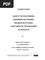 JHS 1 Asante Twi Exam Questions | PDF | Ghana