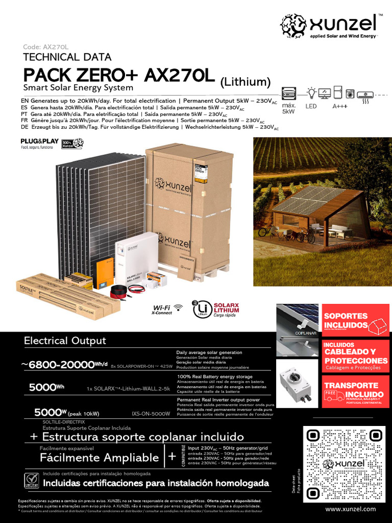 Pack Zero+ Ax270l Xunzel | PDF | Quantidades físicas | Quantidade