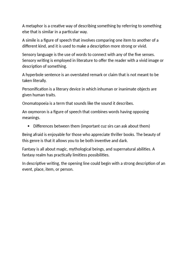Understanding Literary Devices | PDF