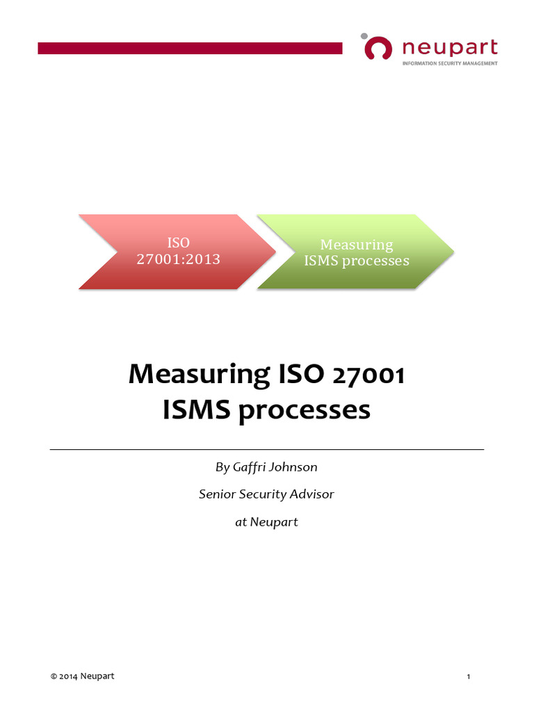Measuring ISO 27001 ISMS Effectiveness | PDF | Risk | Information Security
