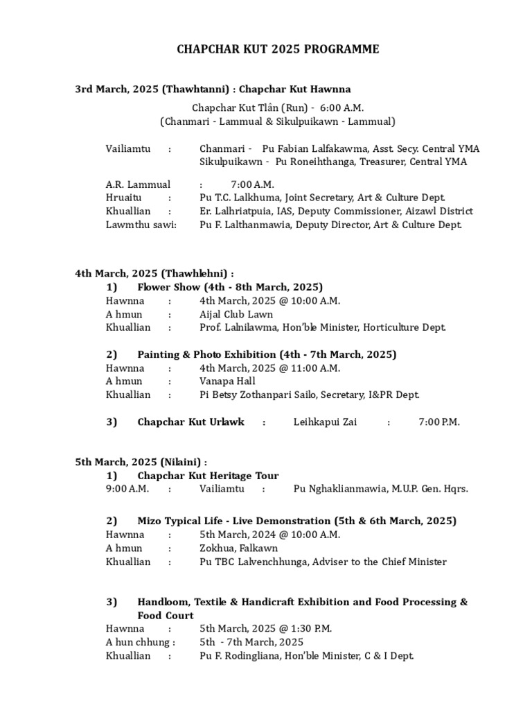 CCK Prog. 2025 | PDF