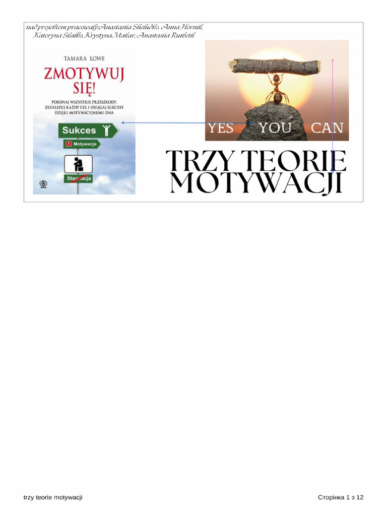 Trzy Teorie Motywacji | PDF