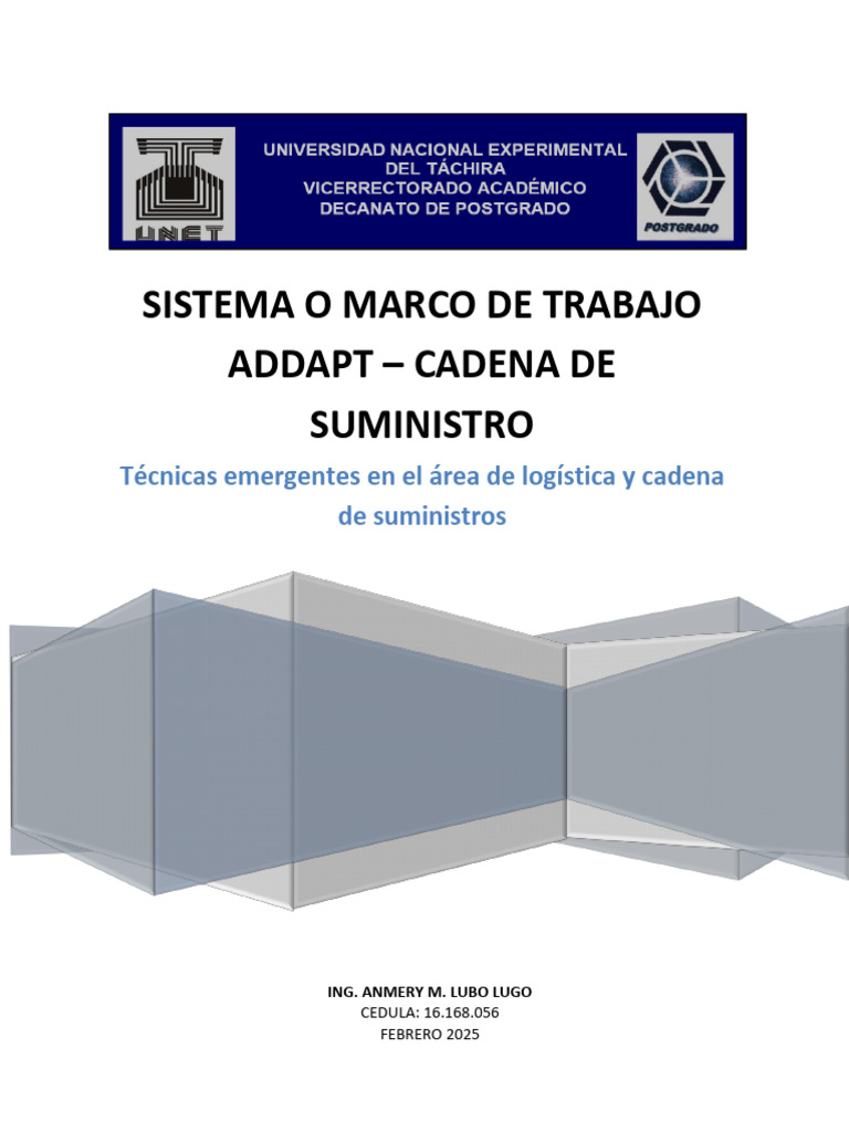 Sistema o Marco de Trabajo Addapt | PDF | Petróleo | Cadena de suministro