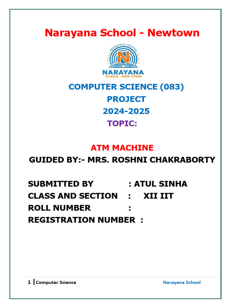 ATM Machine - Final | PDF | Python (Programming Language) | Software