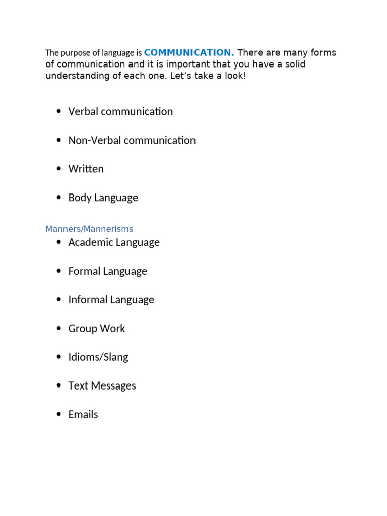 Understanding Types of Communication | PDF