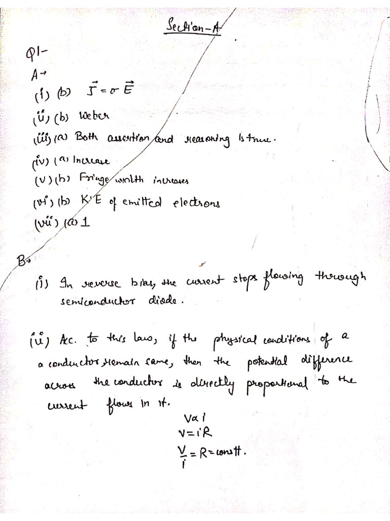 phy guess paper 2 solution | PDF