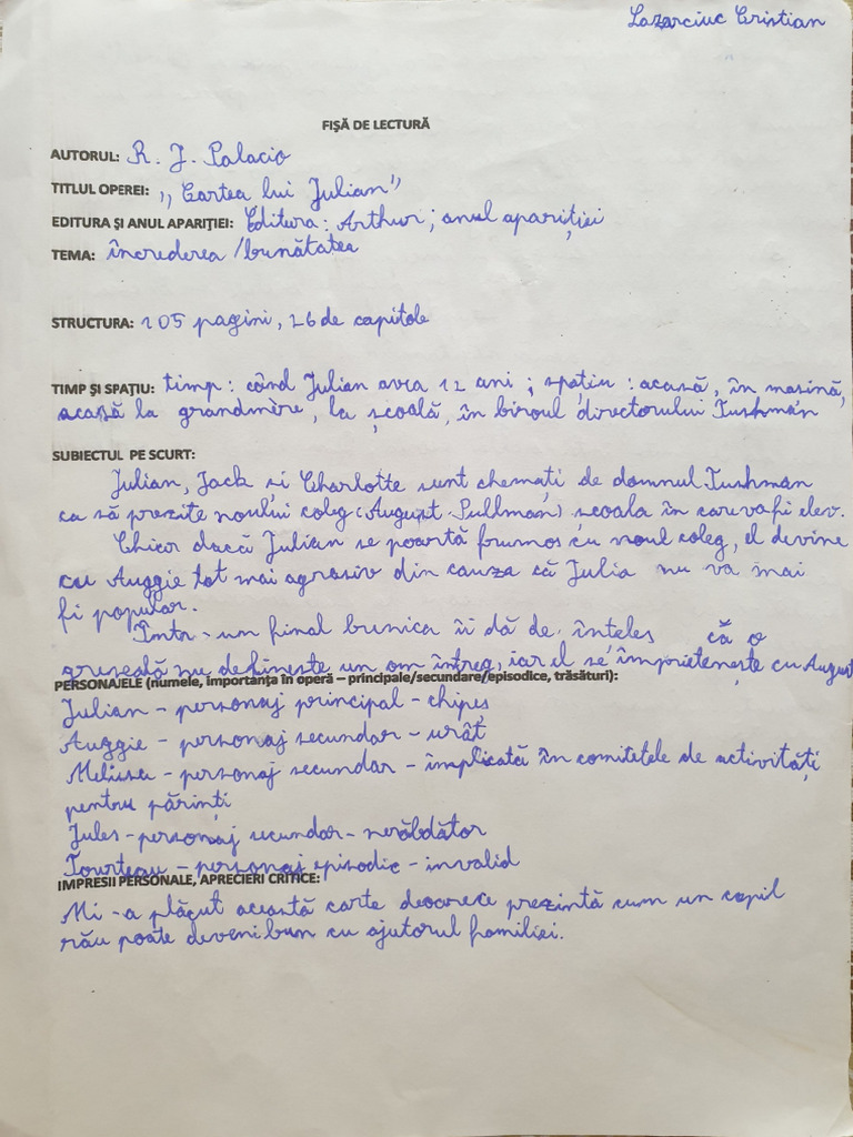 Cartea Lui Julian | PDF