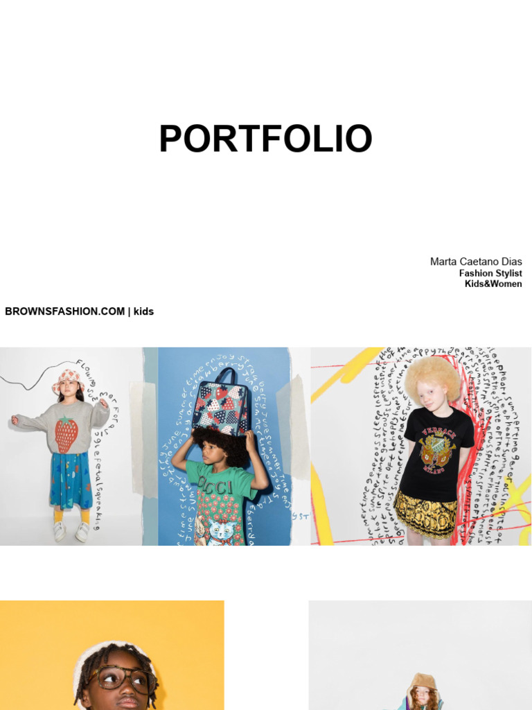 Marta Caetano Dias: Fashion Stylist Portfolio | PDF