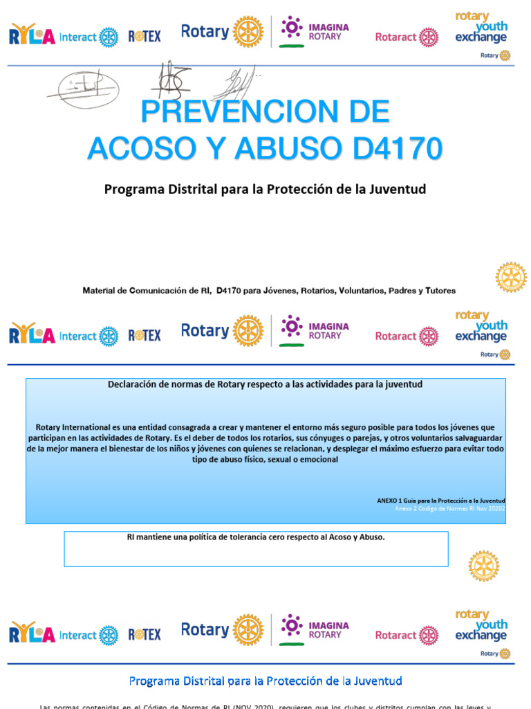 Anexo 4 Guia para La Prevencion Del Acoso y El Abuso D4170 | PDF ...