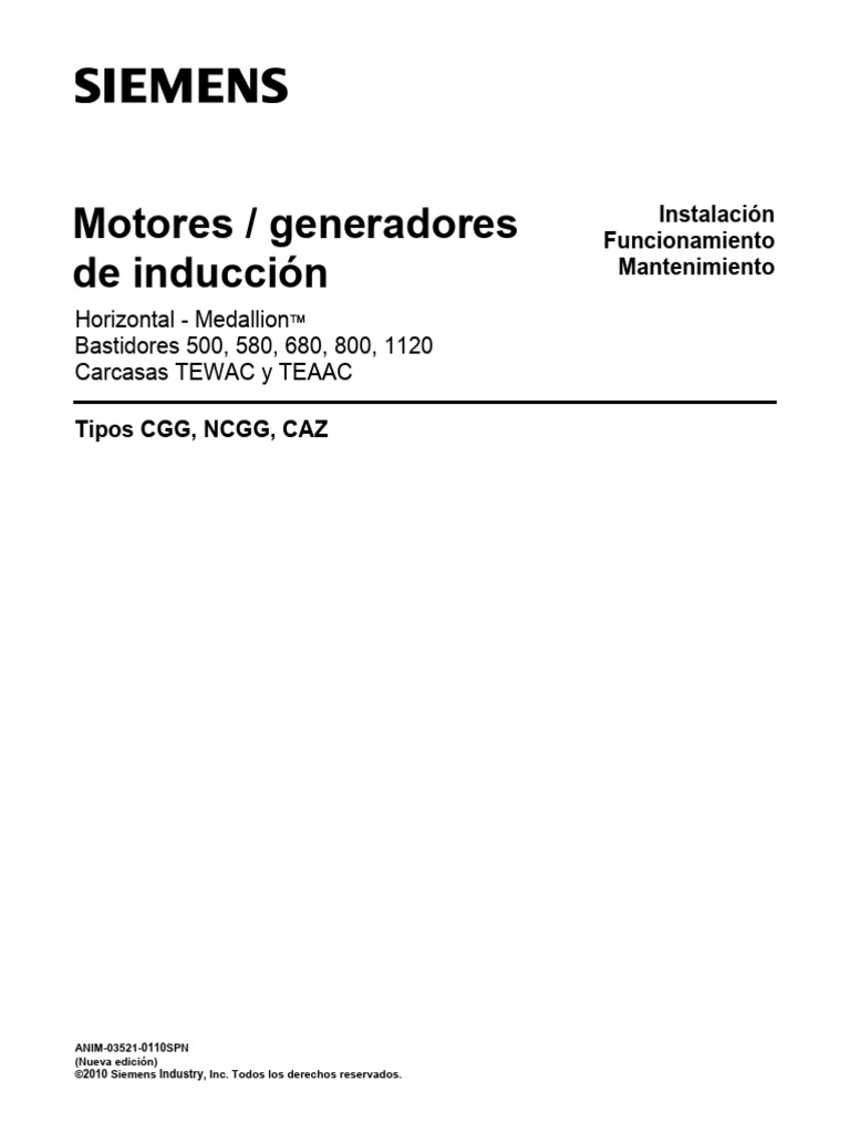 Horizontal Tewac Teaac Enclosures Spanish | PDF | Rodamiento (Mecánico ...