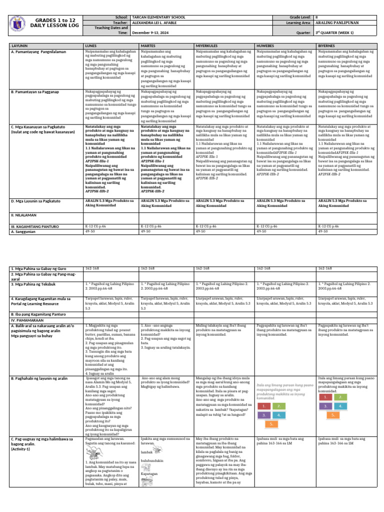 Q3_AP_DLL_WEEK 1 | PDF