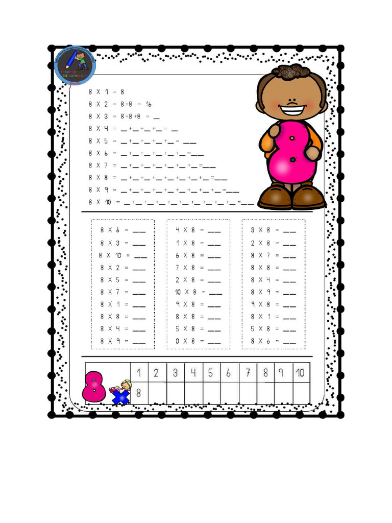 TABLA DEL 8 | PDF