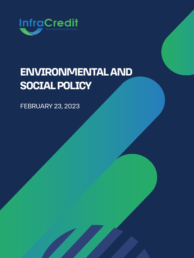 InfraCredit ES Policy Final Version AUG 2023 ExCo Review | PDF ...