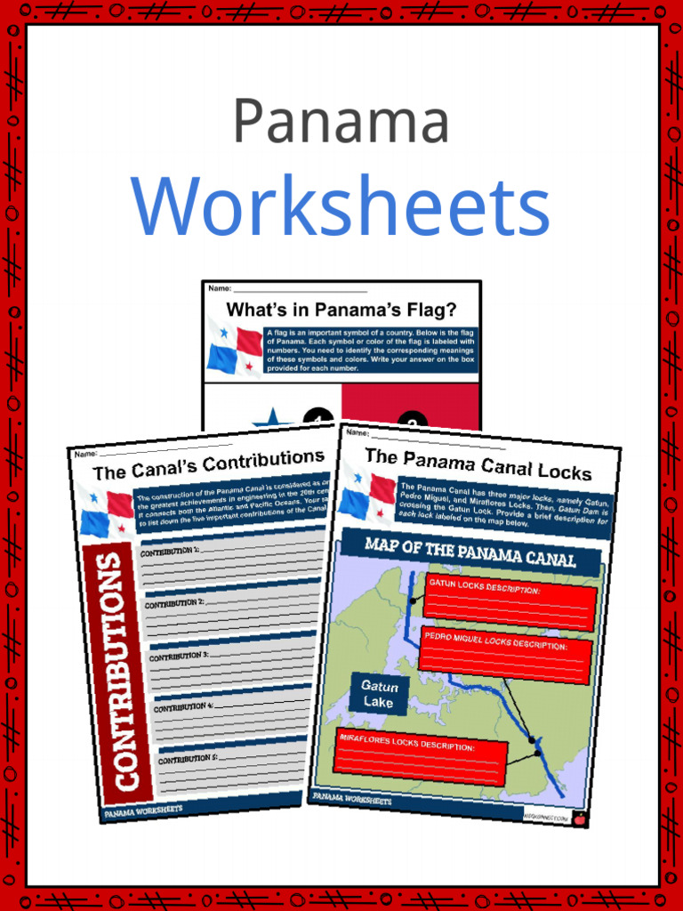 Sample Panama Worksheets | PDF | Panama | Panama Canal
