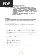 Civil Disturbance Management Guidelines | PDF | Violence | Civil Disorder