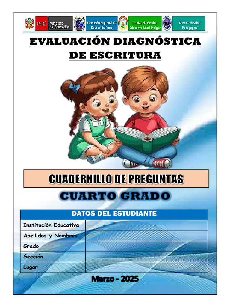 Eval-Diag - Escribe-4° | PDF