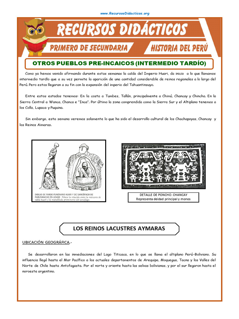 Reinos Aymaras: Organización y Cultura | PDF | Imperio Inca | Andes