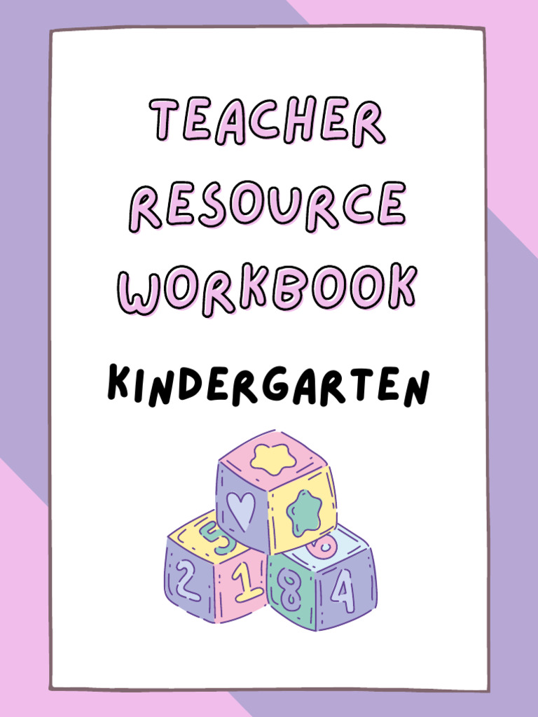 Kindergarten Teacher Resource Workbook | PDF | Shape | Color