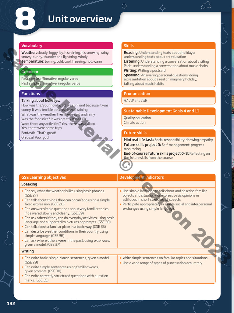 ISucceed in English L2 U3 - Teachers Book | PDF | Celsius | Weather