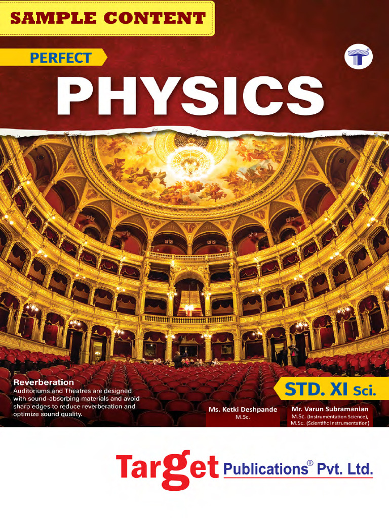 Sample PDF of STD 11 Science Physics Perfect Notes Sample Content 3270 ...