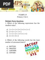 Standard 1 Mathematics 100 Questions | PDF | Shape | Rectangle