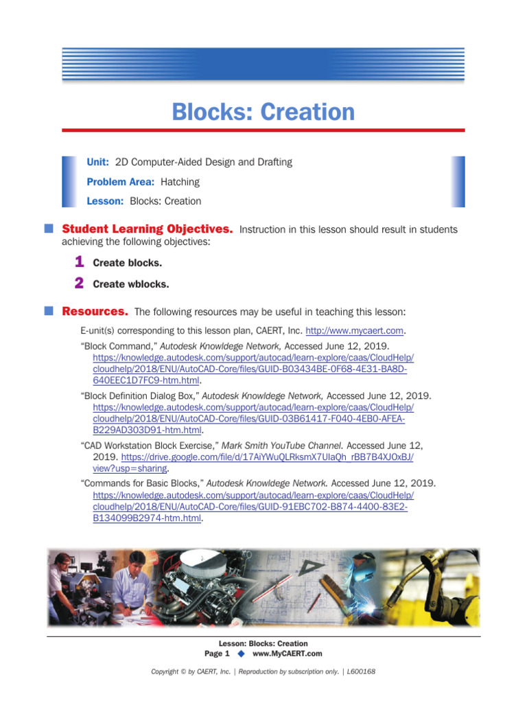 Creating Blocks in AutoCAD | PDF | Auto Cad | Autodesk