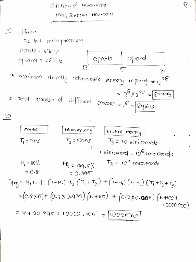 Dos Midsem Numerical Solution | PDF