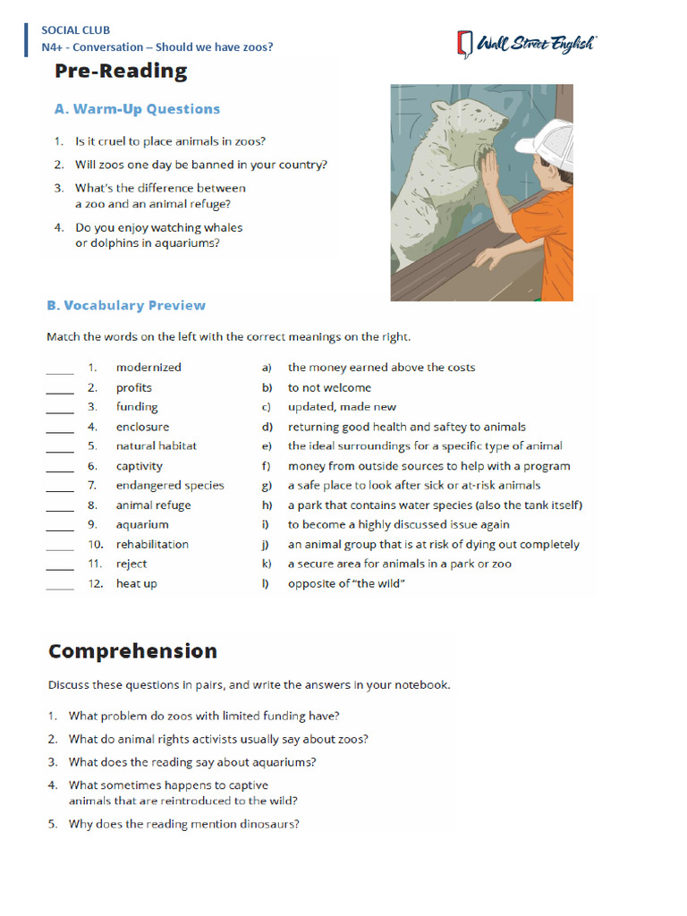 Debate on the Necessity of Zoos | PDF