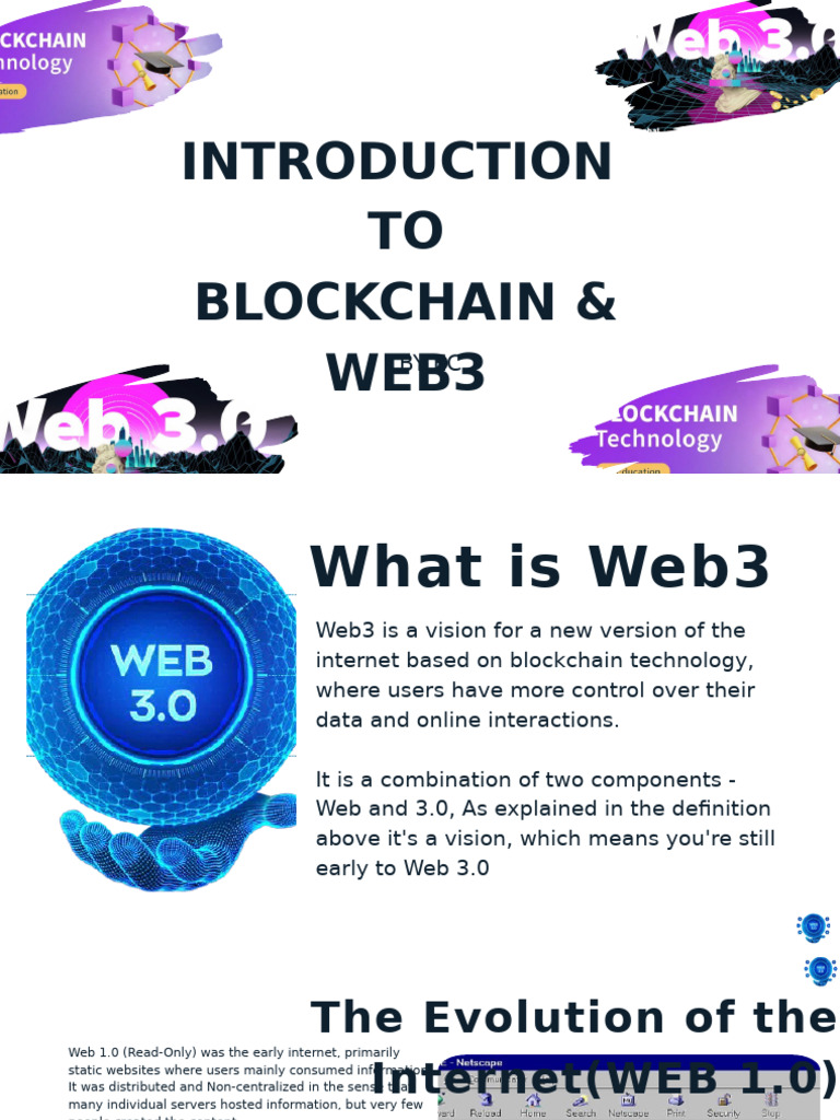 Introduction To Blockchain & Web3 | PDF | Security Engineering | Information Age