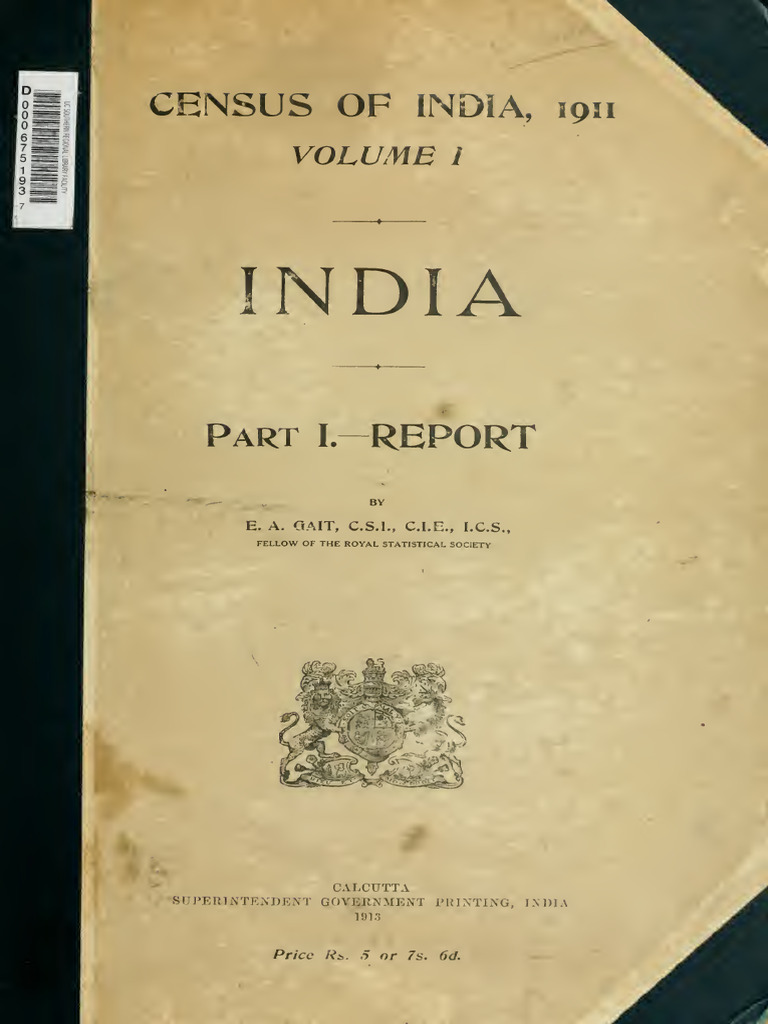India Census Report 1911 Overview | PDF | Census | Marriage