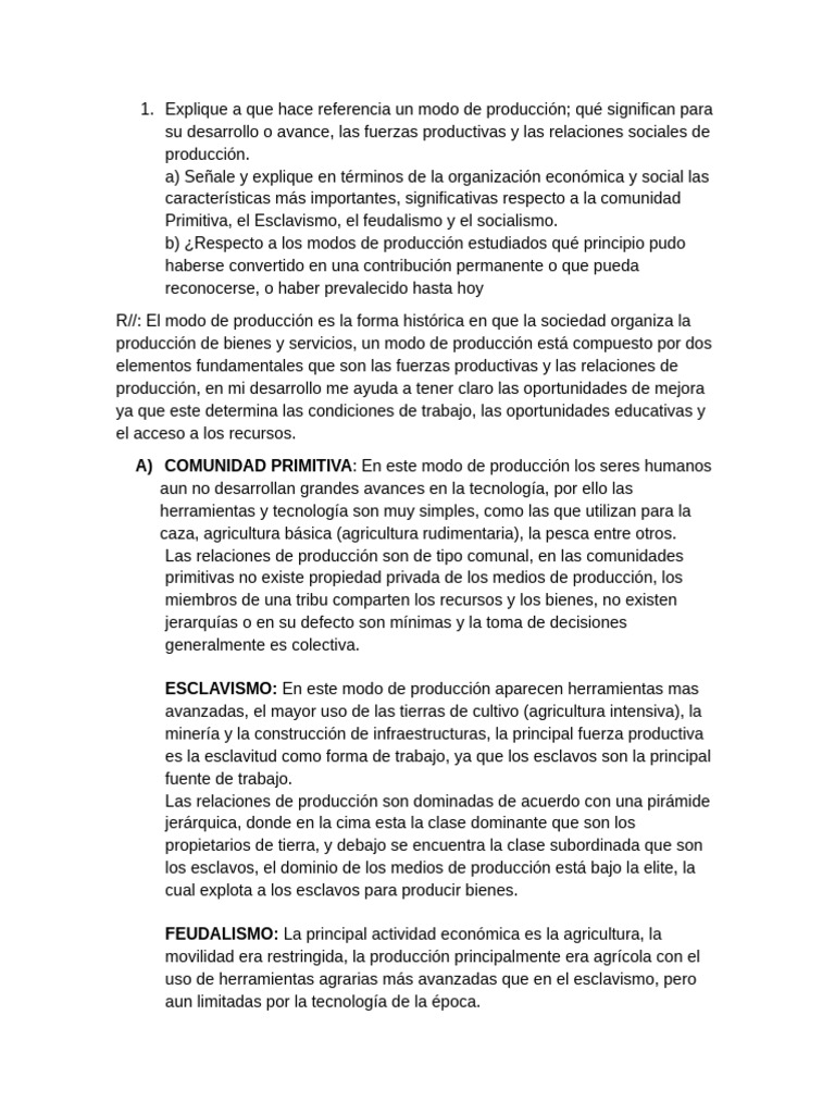 Trabajo de Economia | PDF | Agricultura | Campesino