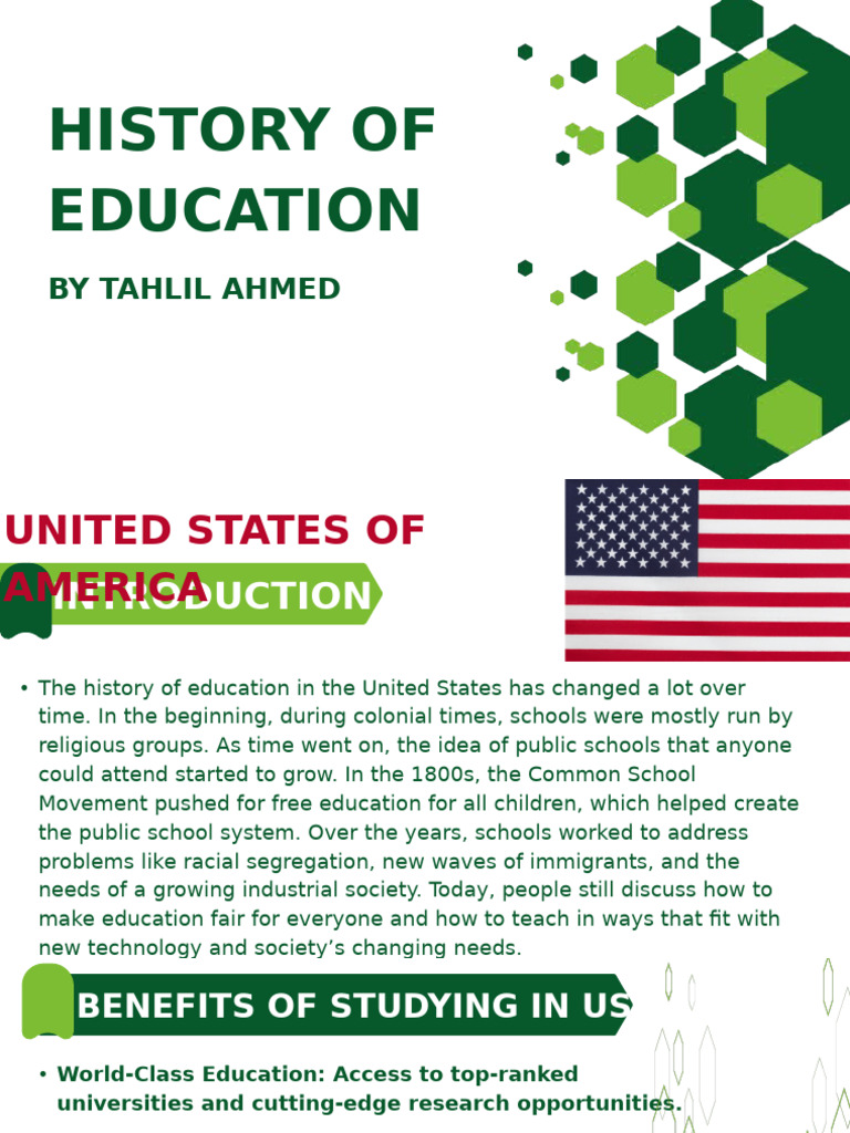 History and Benefits of U.S. Education | PDF | Literacy | Education In ...