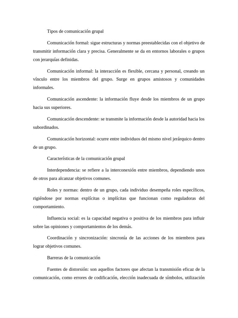 Comunicación Grupal Expo | PDF | Comunicación | Comportamiento