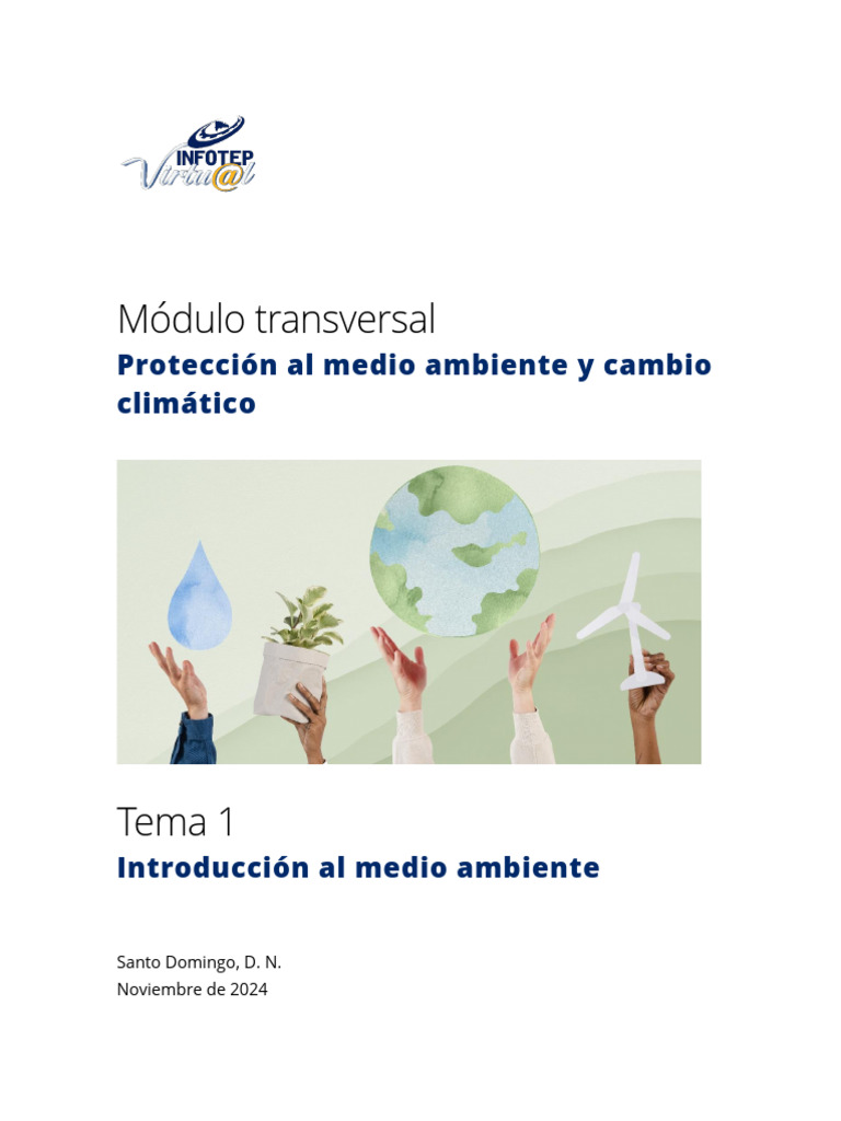 Introducción al Medio Ambiente y Su Importancia | PDF | Entorno natural ...