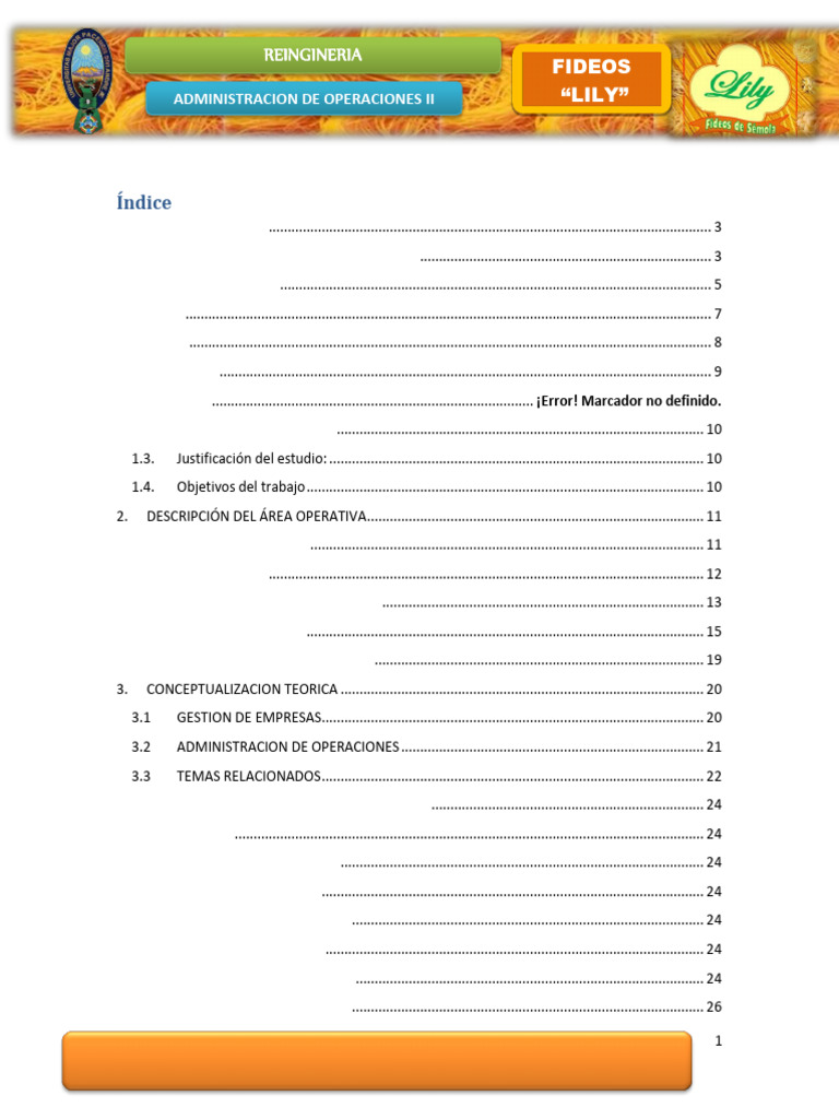 Trabajo Final de OPE II | PDF | Jefe de operaciones | Business
