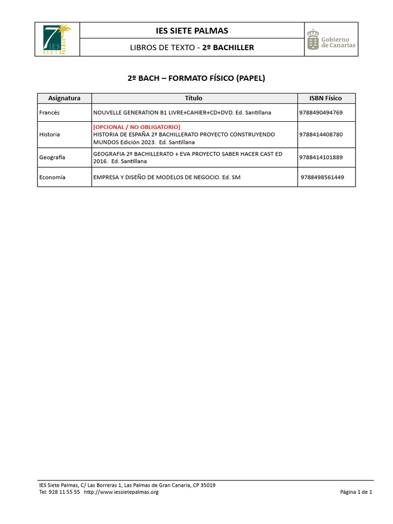 2024 2025 Librostexto - 2bach | PDF