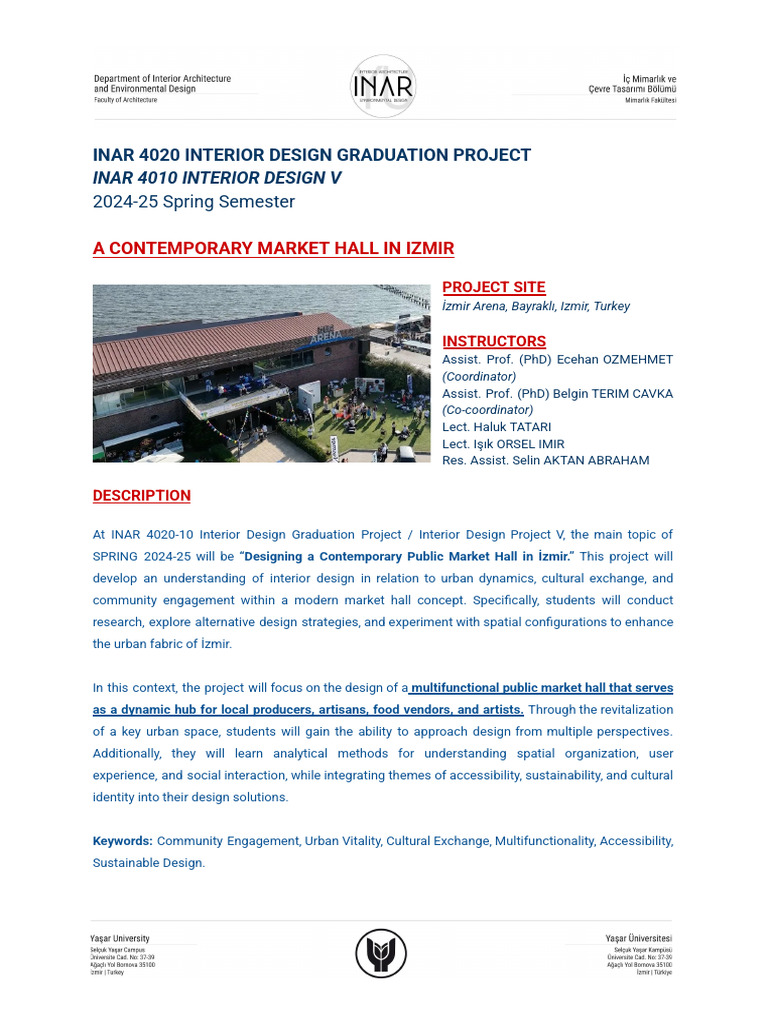 INAR 4020-10 - Project Brief | PDF