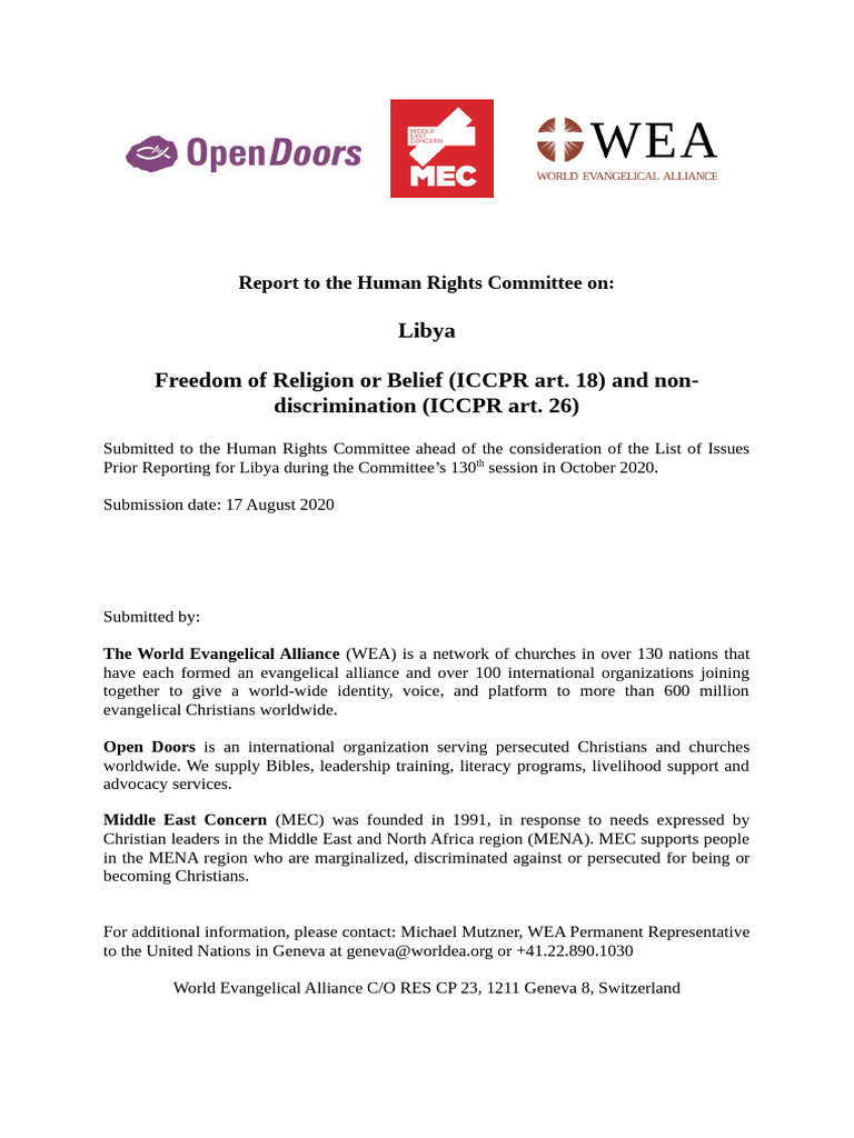 INT_CCPR_ICS_LBY_42870_E | PDF | Libya | Justice